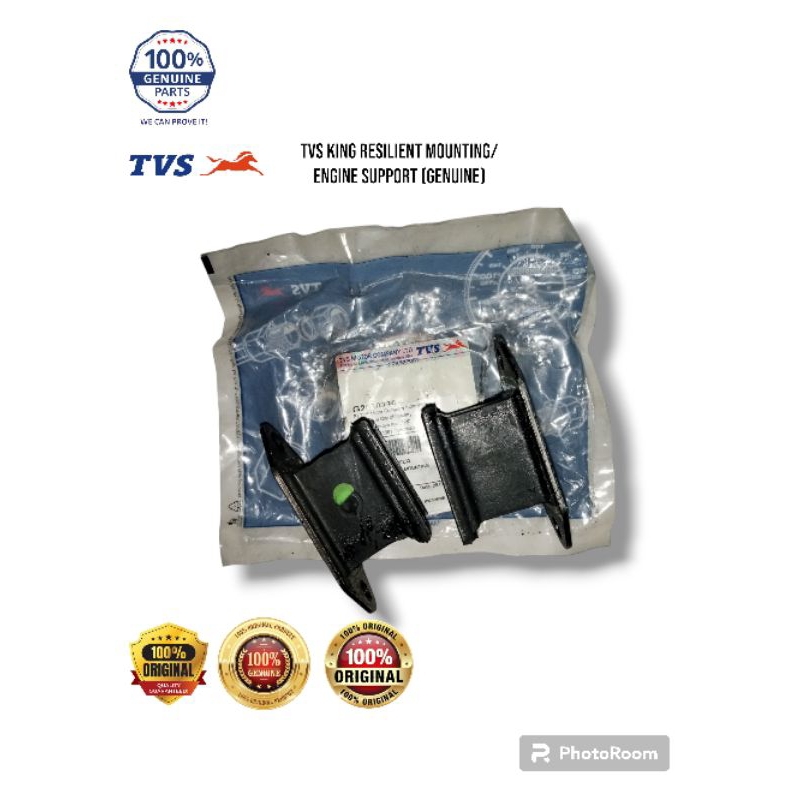 TVS King Fi Engine Support Silencer / Resilient Mounting (Genuine ...