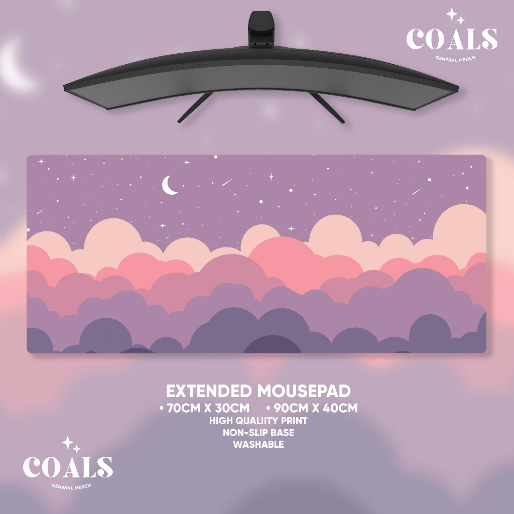 CloudSky Extended Mousepad | Large Gaming Deskmat | Shopee Philippines