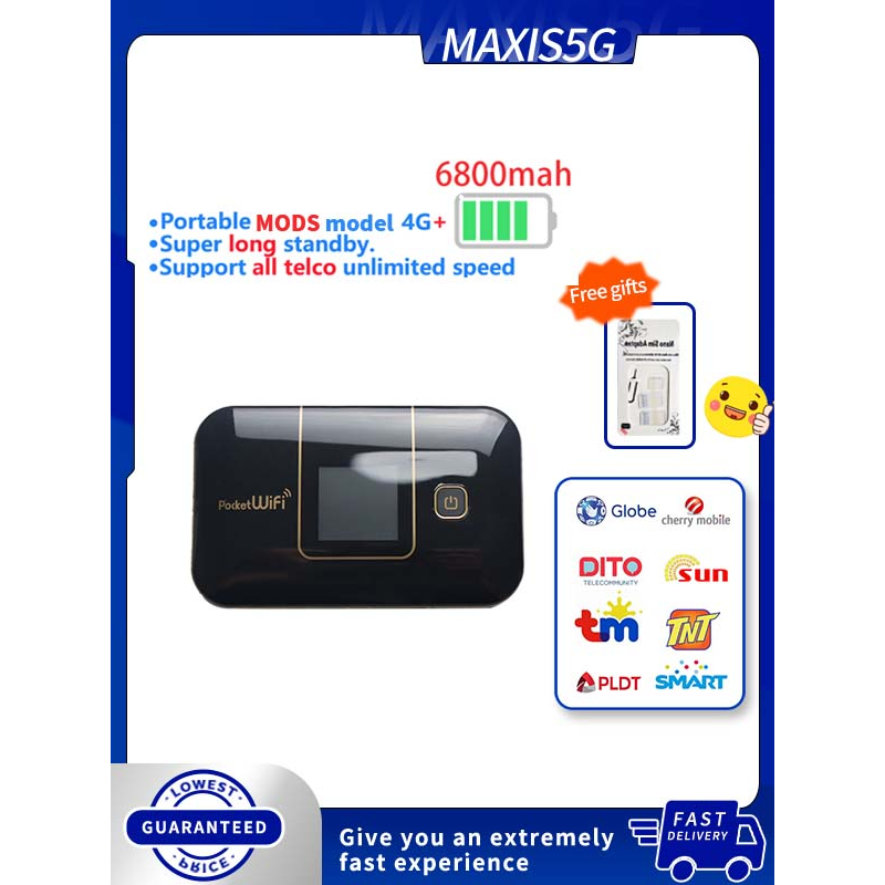 4G LTE POCKET WiFi Battery Unlimited DATA AND HOTSPOT Tethering Hotspot ...