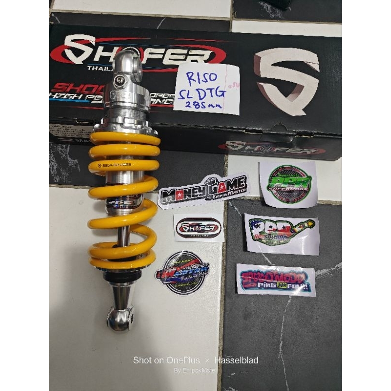 FREE sticker SHAFER Mono Shock Suspension RAIDER 150 Carb/Fi 285mm ...