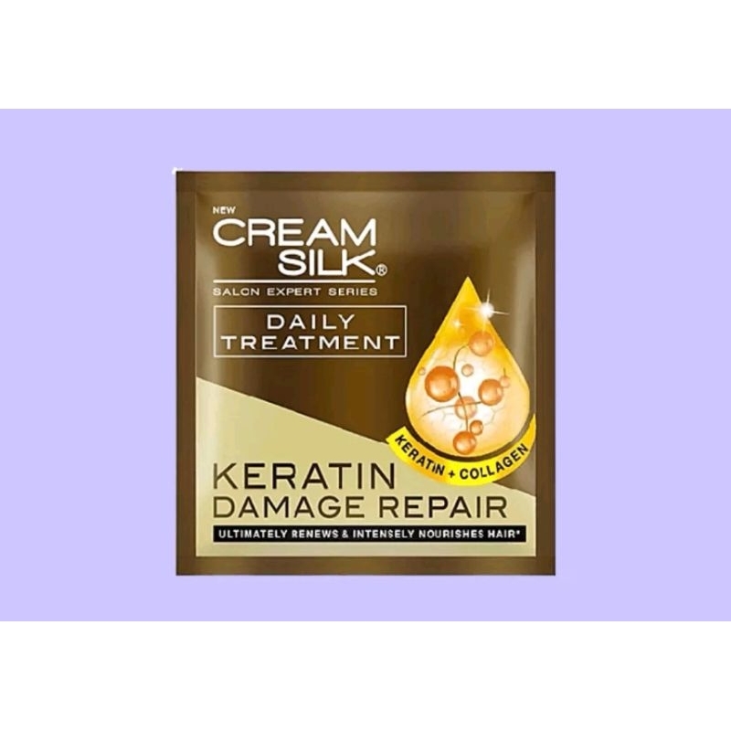 CREAMSILK DAILY TREATMENT KERATIN DAMAGE REPAIR SACHET ONLY 1 SACHET ...