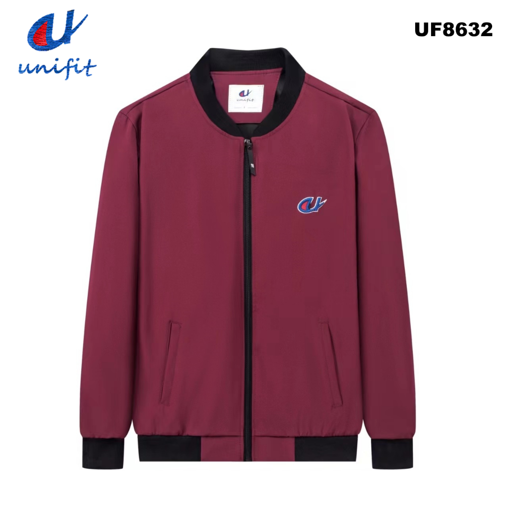 UNIFIT Men's Jacket Plain Casual Bomber Jackets UF8632 | Shopee Philippines