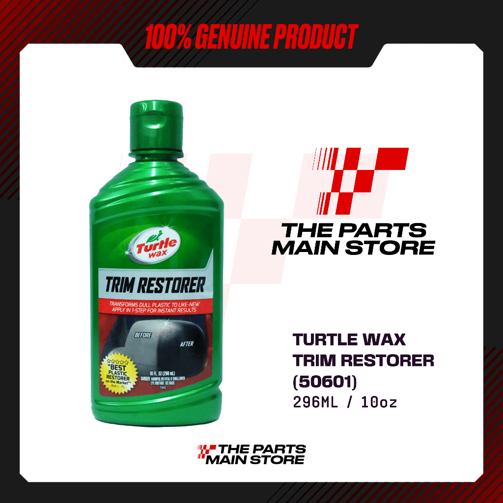 TURTLE WAX PROTECTANT TRIM RESTORER (50601) (50788) 10OZ 296ML | Shopee ...