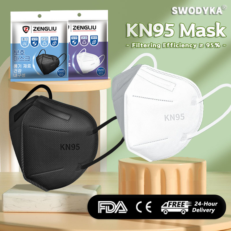 Face Mask KN95 Mask 50PCS Mask 5D Mask 5 Layers Protection BFE ≥ 95% ...