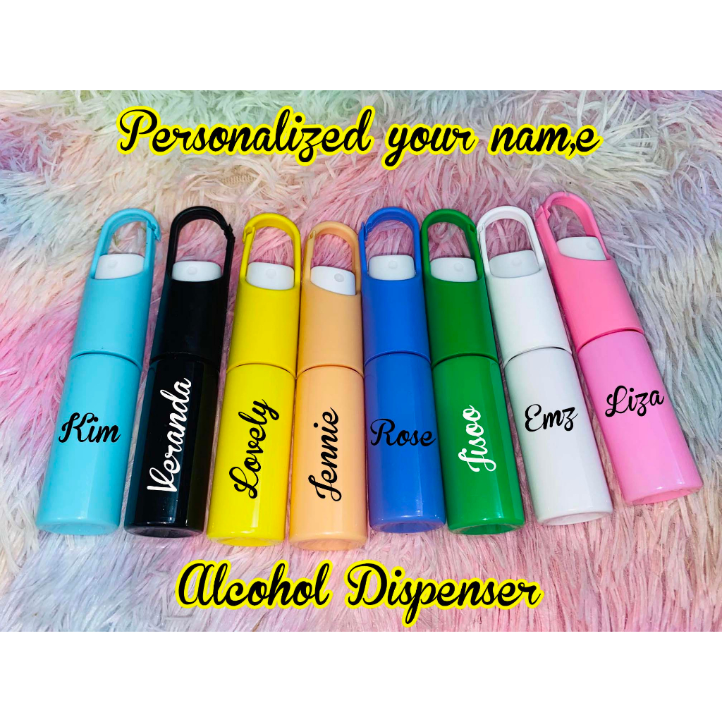 Personalized Spray Bottle Alcohol Dispenser 20 ml | Shopee Philippines