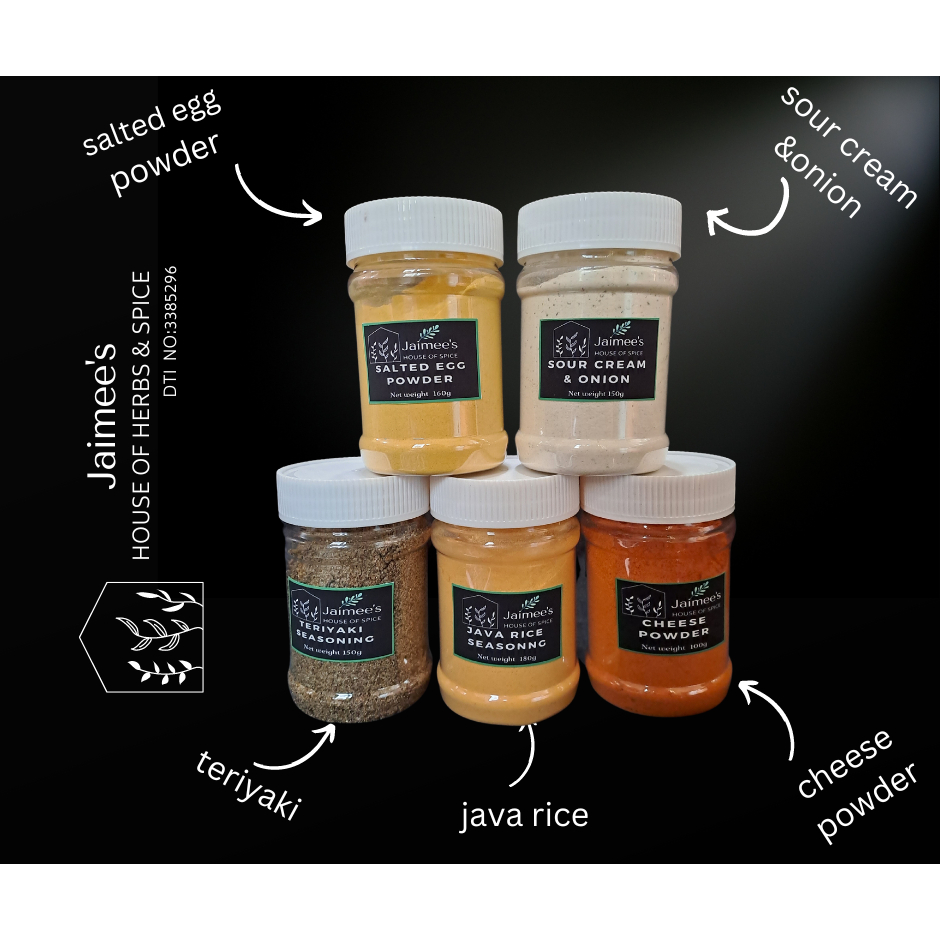 Salted egg powder, Teriyaki seasoning, Java rice seasoning , Cheese ...