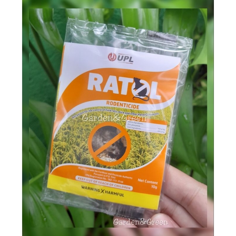Ratol Rodenticide Rat Poison 10g | Shopee Philippines