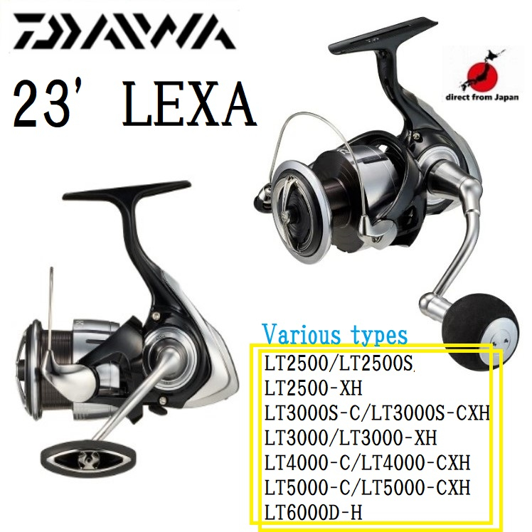 Daiwa 23'LEXA Various types LT2500/LT2500S/LT2500-XH/LT3000S-C/LT3000S-CXH/LT3000/LT3000-XH ...