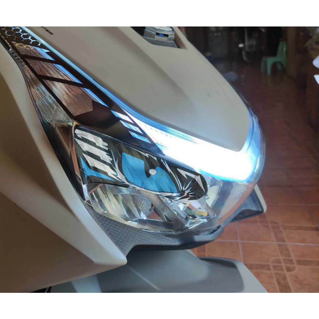 Winker Decal For Yamaha Mio Gravis V2 Sky Blue Eagle Eyes | Shopee ...
