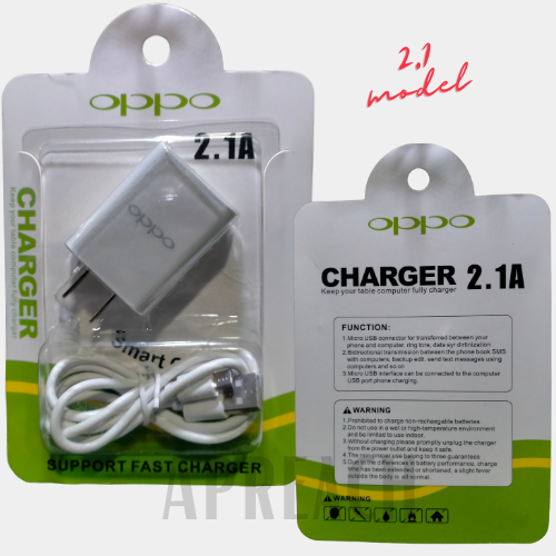 Oppo Charger 2 in 1 For Android version 2.1a fast charging with Micro ...