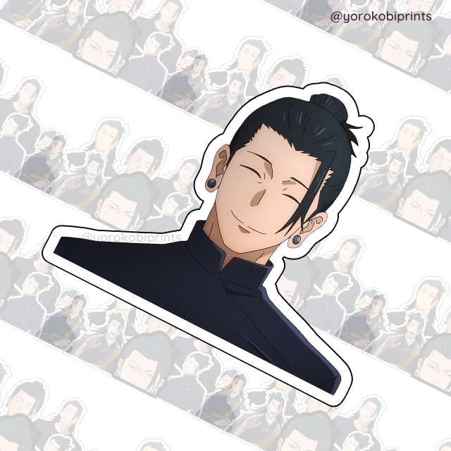Suguru Geto - Jujutsu Kaisen - Peeker, Icon - Waterproof Laminated ...