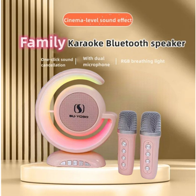 Sunsonic YS-110 Moon Dazzling Light Family Ktv Portable Karaoke Speaker ...