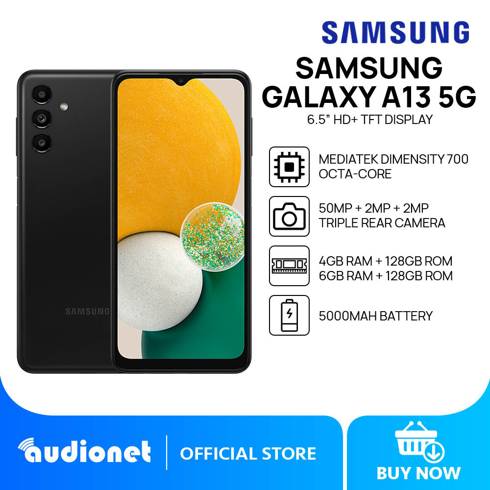 Samsung Galaxy A13 5G Smartphone | 4GB/6GB RAM+128GB ROM | MediaTek ...