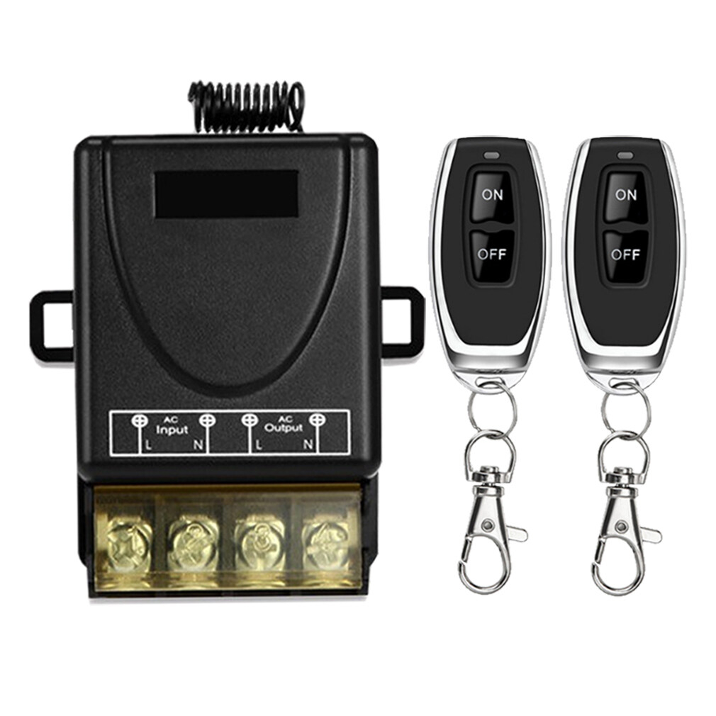 220V Water Pump Remote Control Switch 1Ch 30A Receiver ule ON/OFF ...