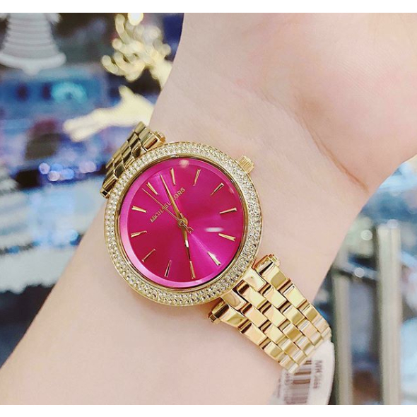 Pawnable MK Watch Darcy gold-pink mk3444 ladies watches | Shopee ...