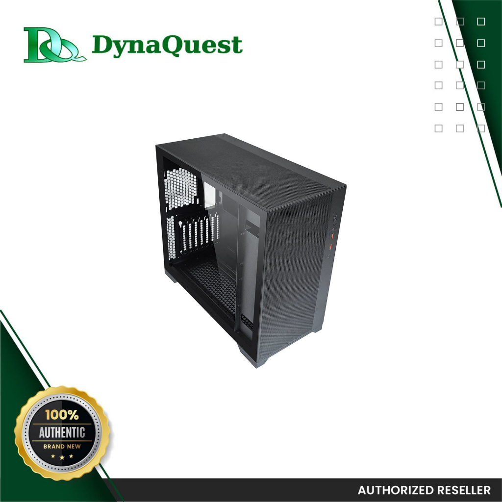 FSP ( CMT580B Black / CMT580W White ) Mesh TG Dual Chamber ATX Gaming ...