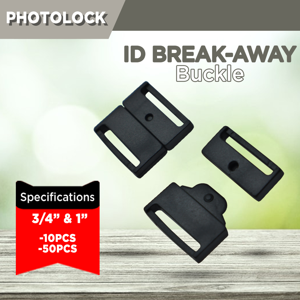 (10pcs) ID BREAK - AWAY BUCKLE 3/4 & 1 Inch | Shopee Philippines