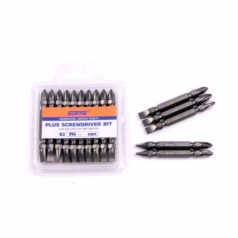 Double Head Screw Driver +/- Phillips Bit With Magnetic Screw Driver ...