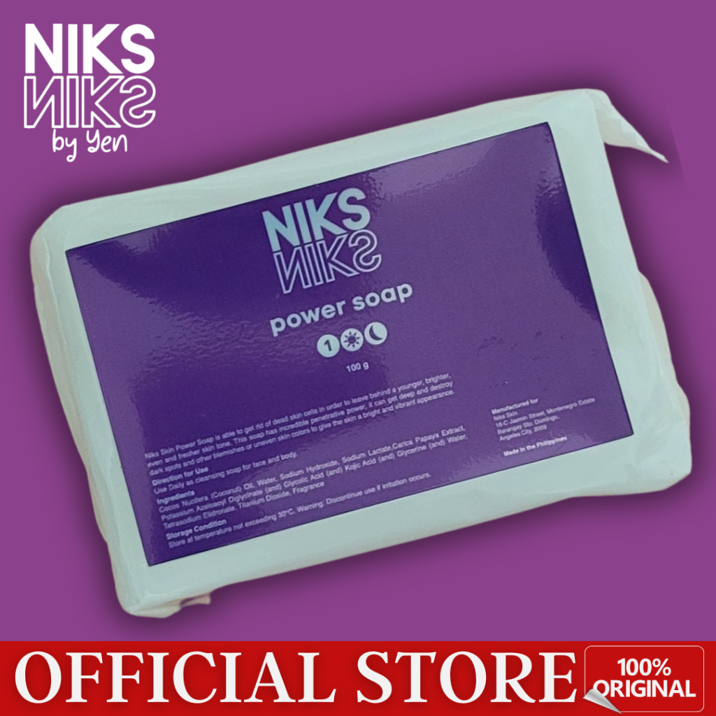 Niks Skin Reveal Kit - 100g POWER SOAP ONLY | Shopee Philippines