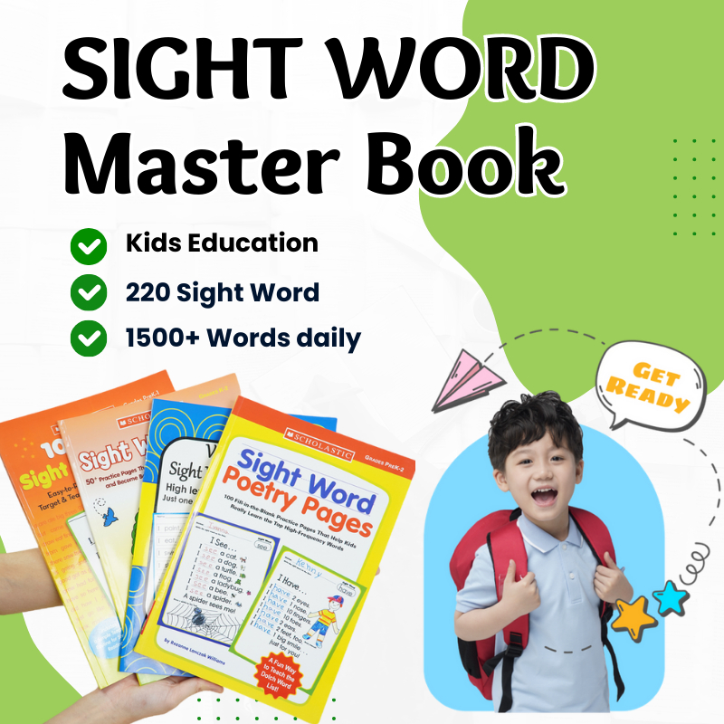 [ ON HAND ]Sight Word Master Book for Kids Very First Sight Words ...