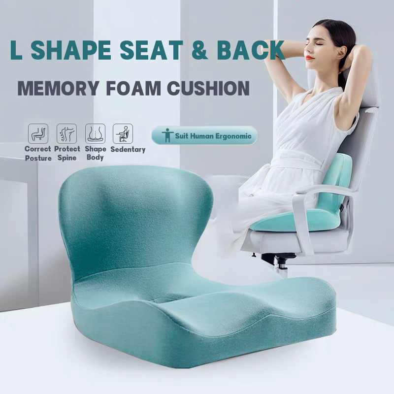 Seat Cushion Office Chair for Back and Buttocks, Ergonomic Seat Cushion ...