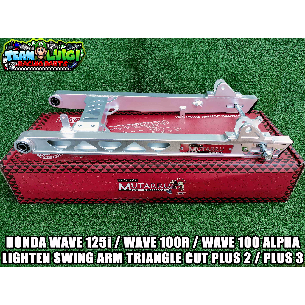 MUTARRU LIGHTEN SWING ARM TRIANGLE CUT PLUS 2 / PLUS 3 FOR HONDA WAVE ...
