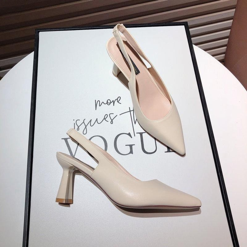 Venalisa Korean High Heels Sandals Cone High Heels Leather Work ...