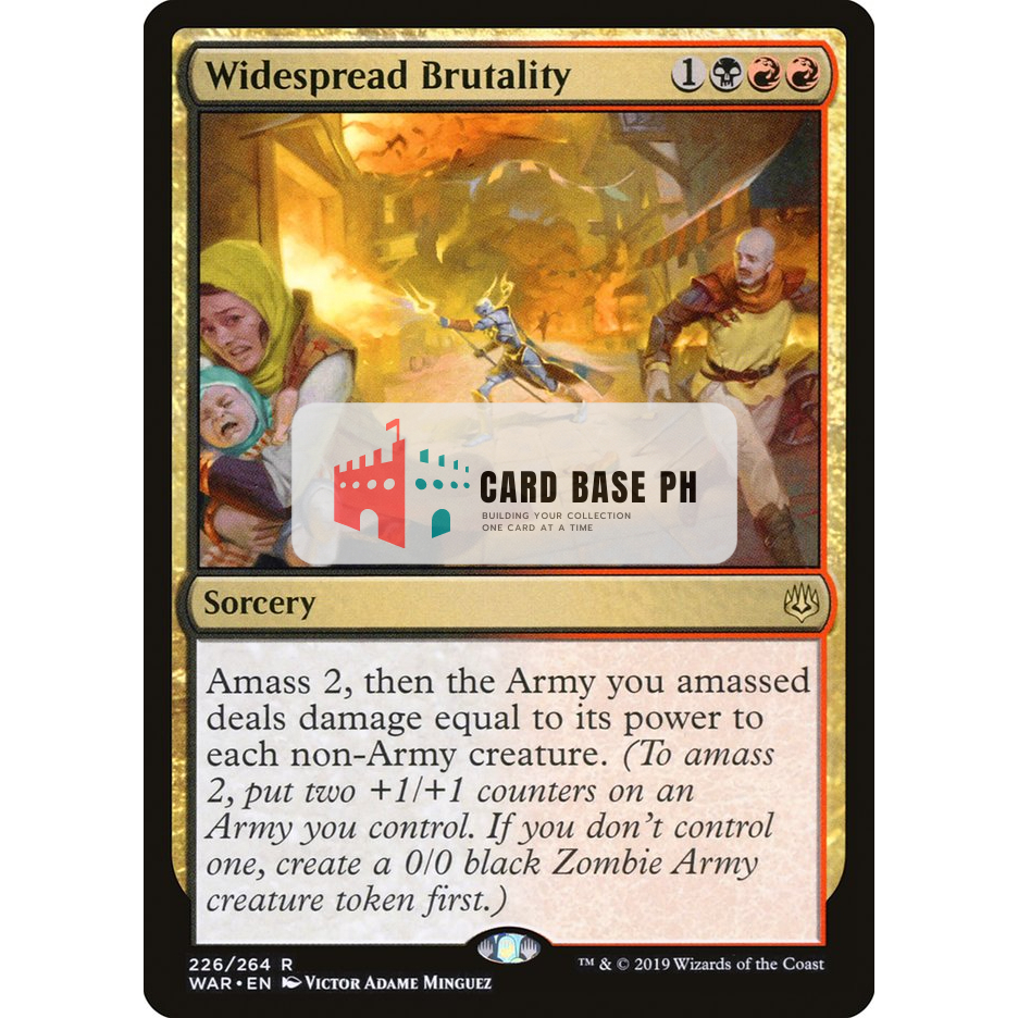 Widespread Brutality - Magic the Gathering Trading Card | Shopee ...