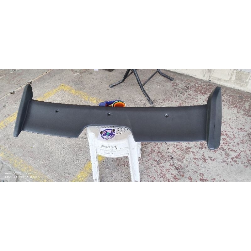 Spoiler Urbanite for honda brio gen2. matt black finished | Shopee ...