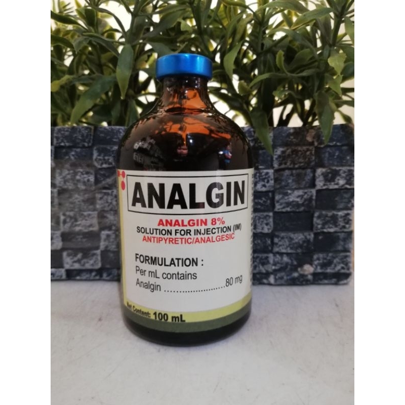 Analgin Solution for Injection Antipyretic/Analgesic 100ML | Shopee ...