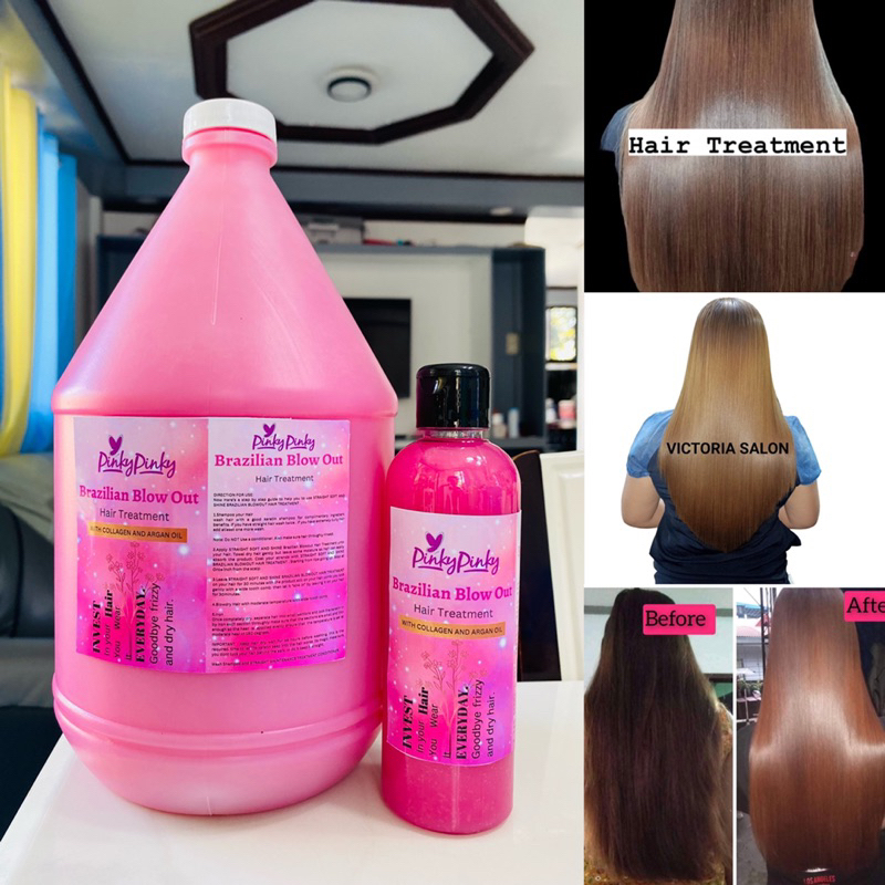 Pinky Pinky Brazilian Hair botox With Colagen and Argan Oil 1GALOON ...