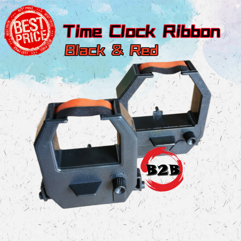 Currency Time Clock Ribbon Cartridge Red Black Colors for Office ...