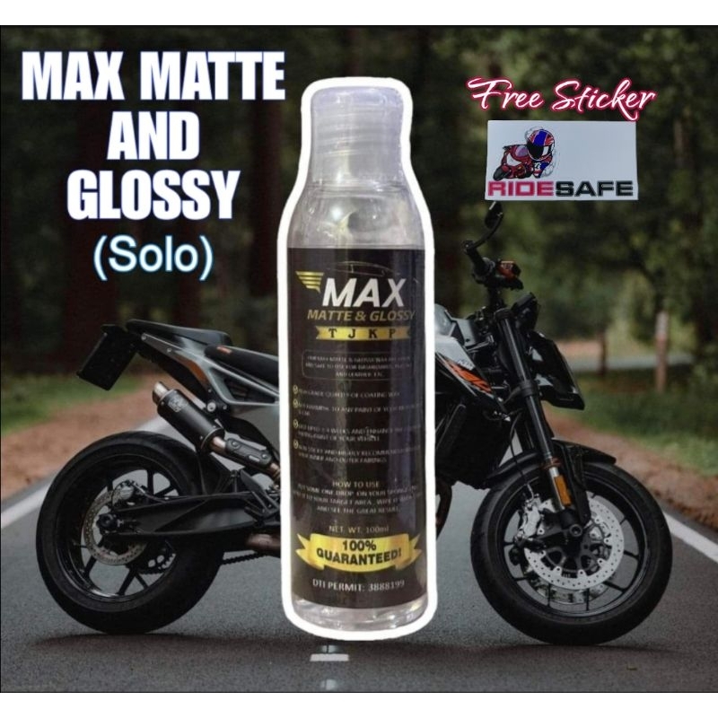 MAX MATTE AND GLOSSY SOLO with Free Sticker | Shopee Philippines