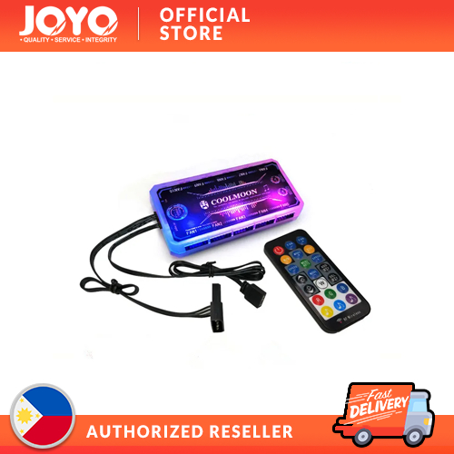 DOSS RGB FAN CONTROLLER HUB W/ REMOTE | Shopee Philippines