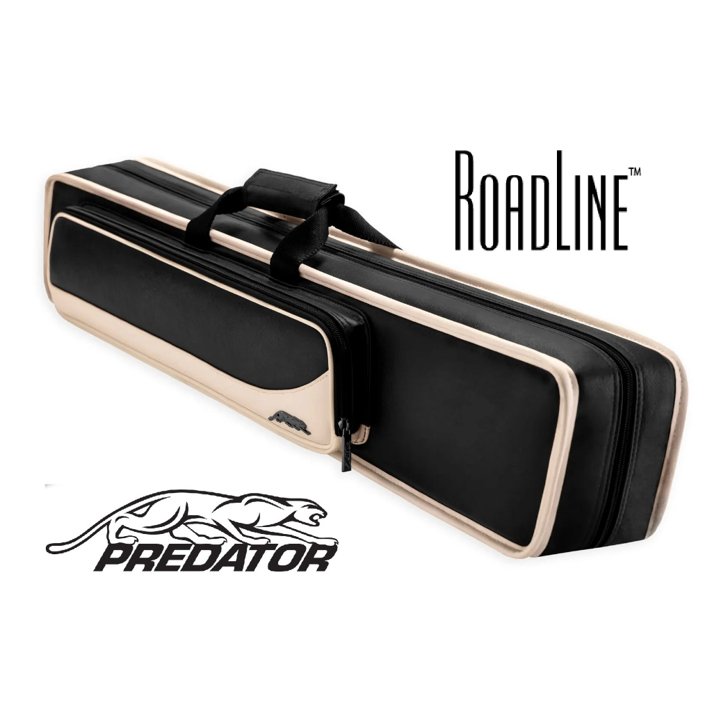 Predator Roadline Black/Beige Soft Pool Cue Case (Fits 4 Butts x 8 ...