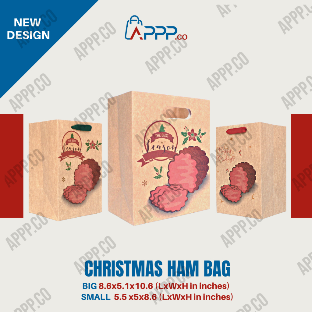 APPP.Co Christmas Ham Bag (New Design) | Shopee Philippines