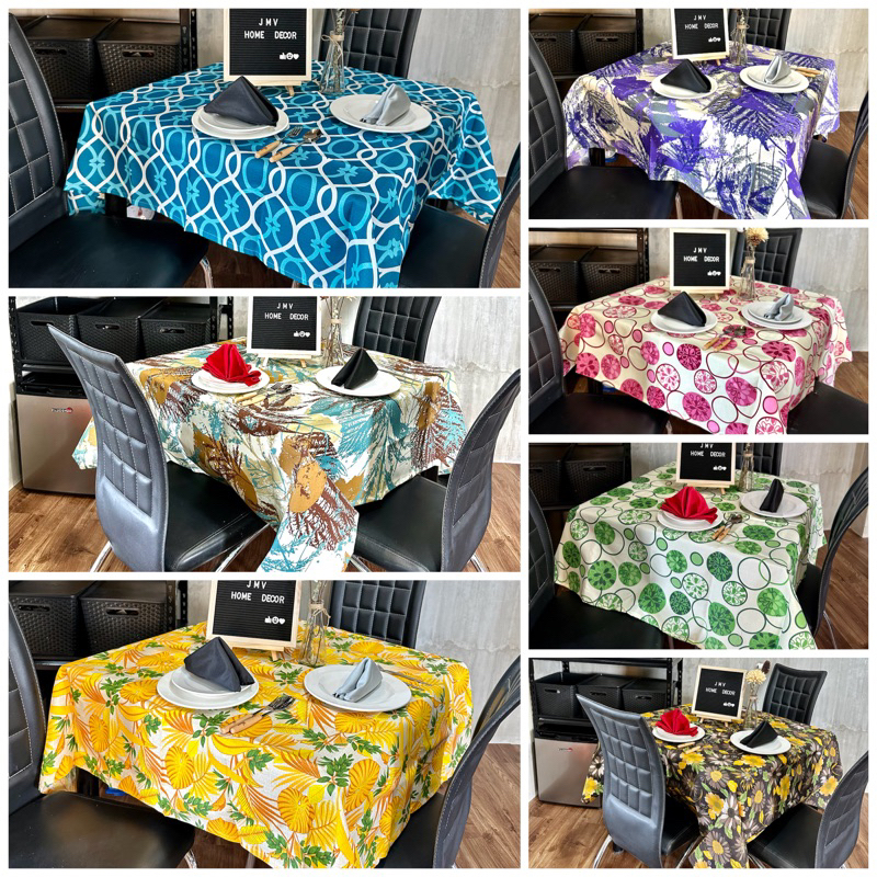 Printed Table Cloth - Tablecloth - Polycotton Printed - Cretona Fabric ...