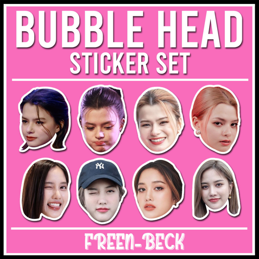 Gap The Series Freen And Becky Bubblehead Sticker Set Shopee Philippines