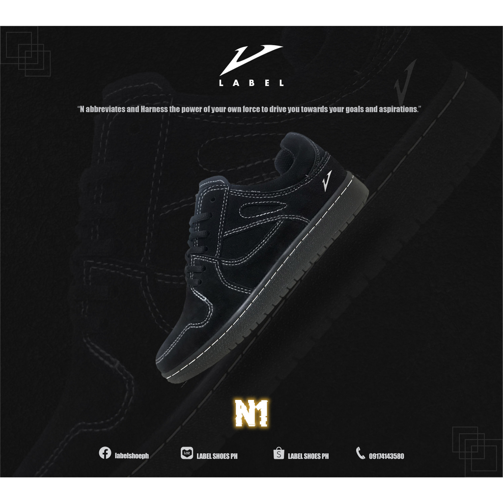 Label Shoes PH | N1 Fade to Black | Shopee Philippines