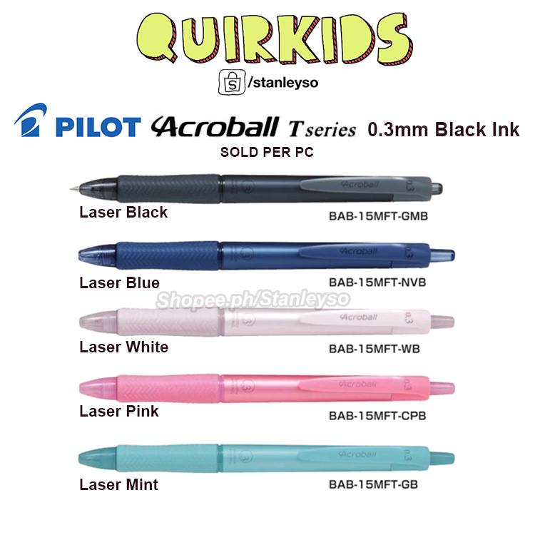 Pilot Acroball T Series Micro Fine Ballpoint Pen - 0.3 mm | Shopee ...