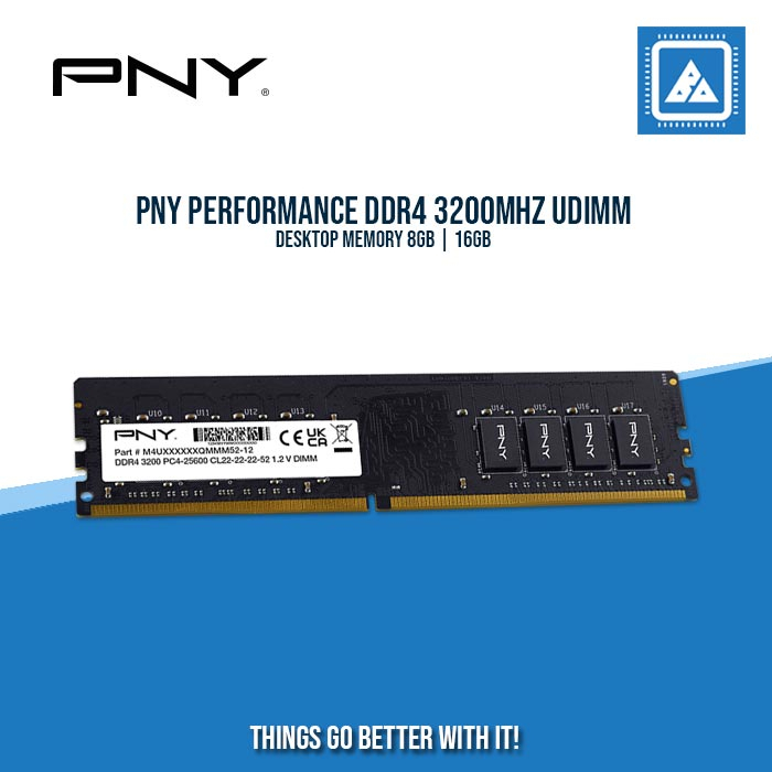 PNY Performance DDR4 3200MHz Desktop Memory 8GB | 16GB | Shopee Philippines