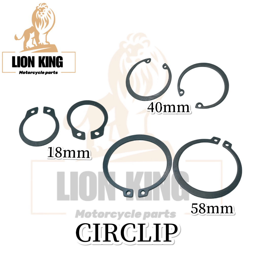 motorcycles circlip tmx155 ( 18mm 40mm 58mm ) wholesale price | Shopee ...