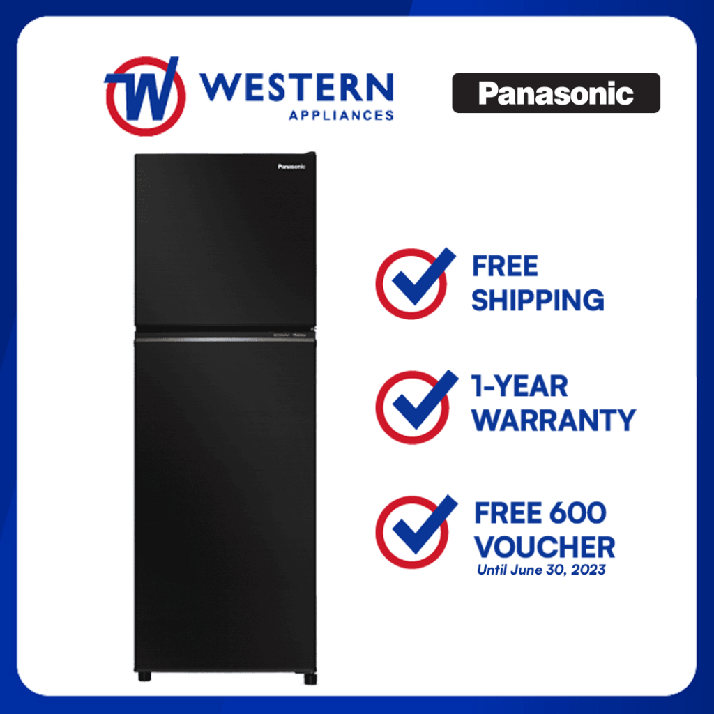 Panasonic NRBP292VD 10.4cuft No Frost, Inverter, Two Door Refrigerator ...