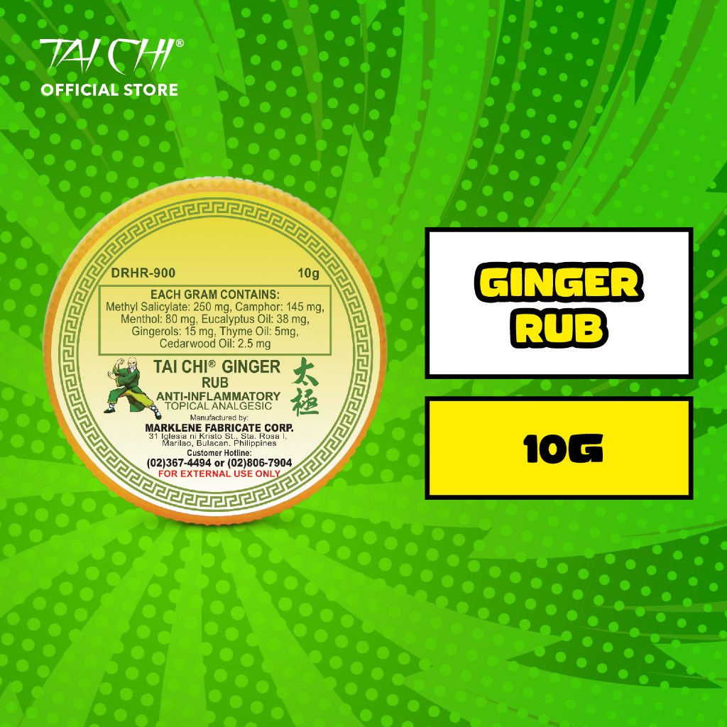 Tai Chi Ginger Rub (Counterirritant) | Shopee Philippines