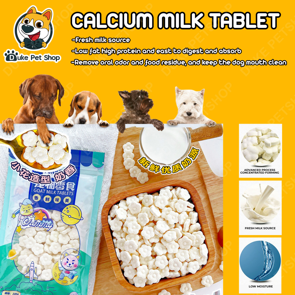 Pet Treats Milk Calcium Tablets Promote Pet's Training Reward Dog ...