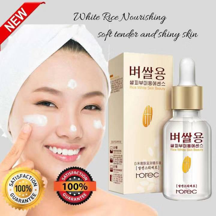 Authentic Rorec White Rice Serum Reduces Wrinkles Dark Spot Effective