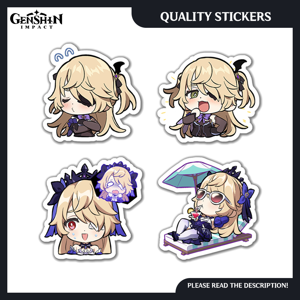 Fischl - Genshin Impact Emoji Stickers | Shopee Philippines