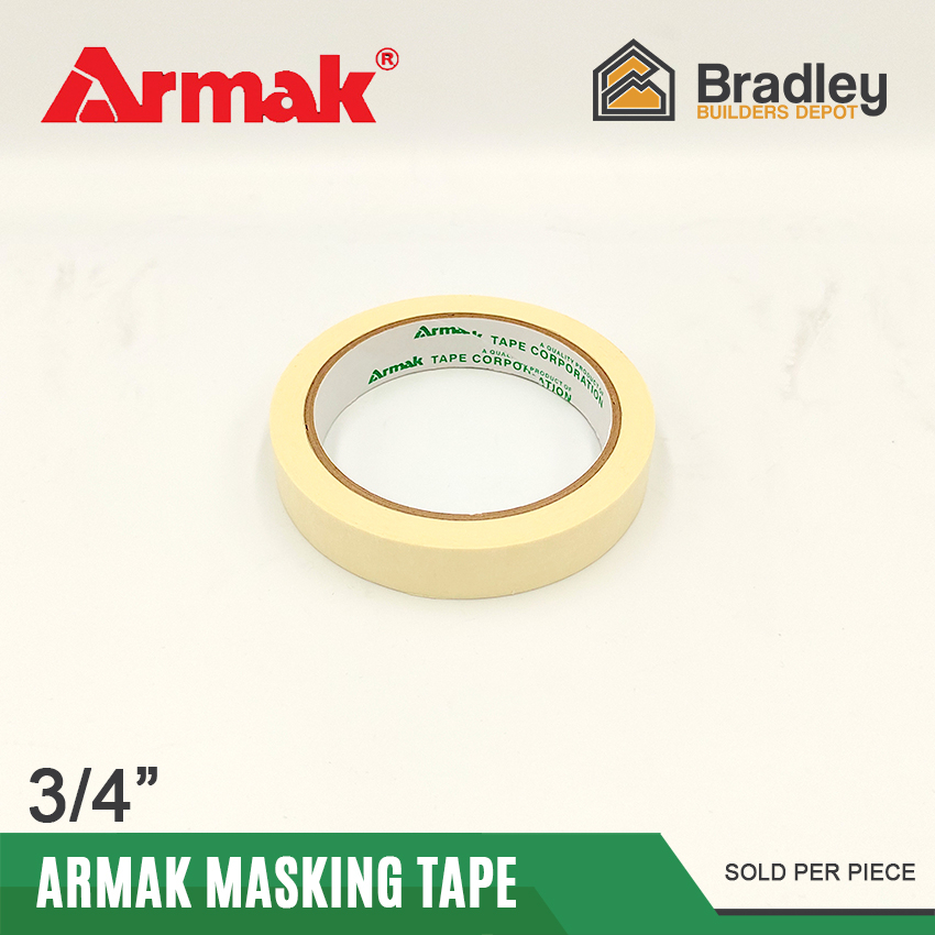 Armak Masking Tape (1/2, 3/4, 1, 2) | Shopee Philippines