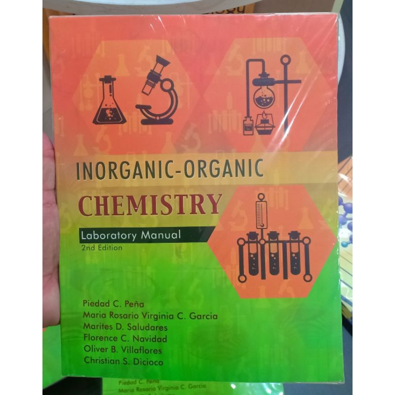 Inorganic - Organic Chemistry Laboratory Manual | Shopee Philippines