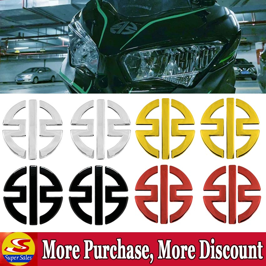 【SuperSales】 2Pcs Motorcycle Logo Sticker For Kawasaki Ninja 400 H2 ...